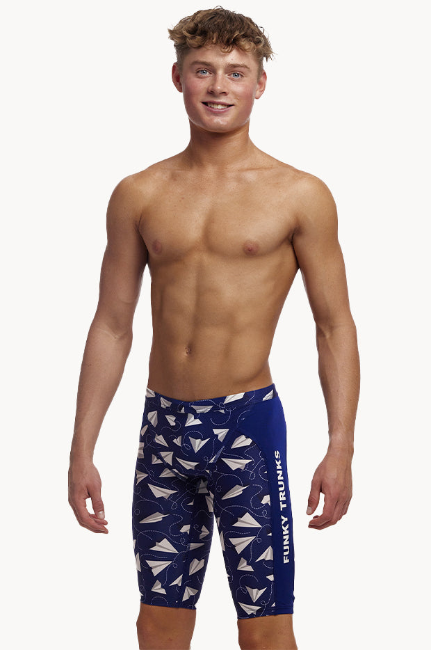 Funky Trunks - Boys Paper Plain Jammer - Navy | Swimwear Galore AU