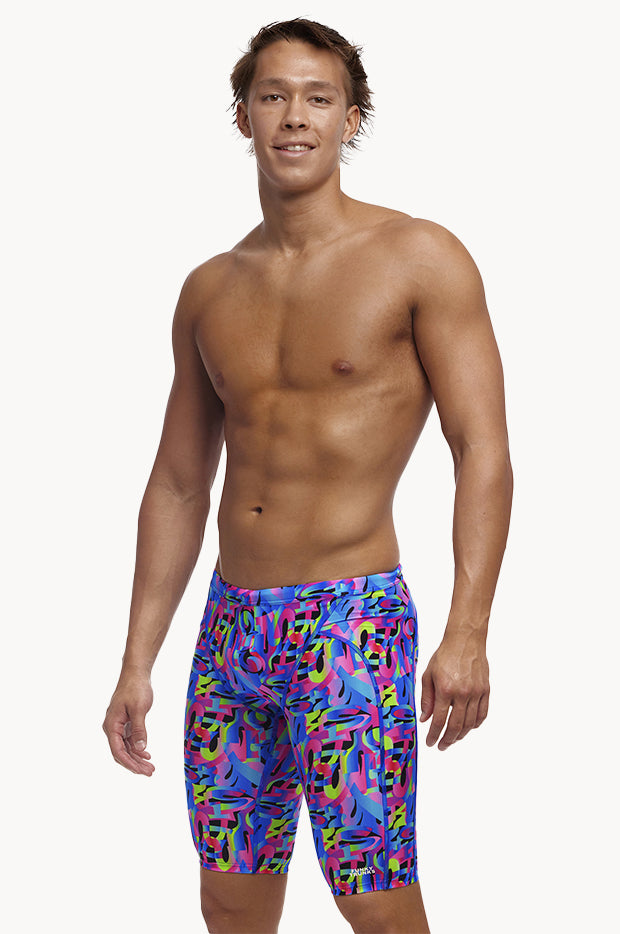 Funky Trunks - Mens Funk & Blues Jammer - Multi | Swimwear Galore AU