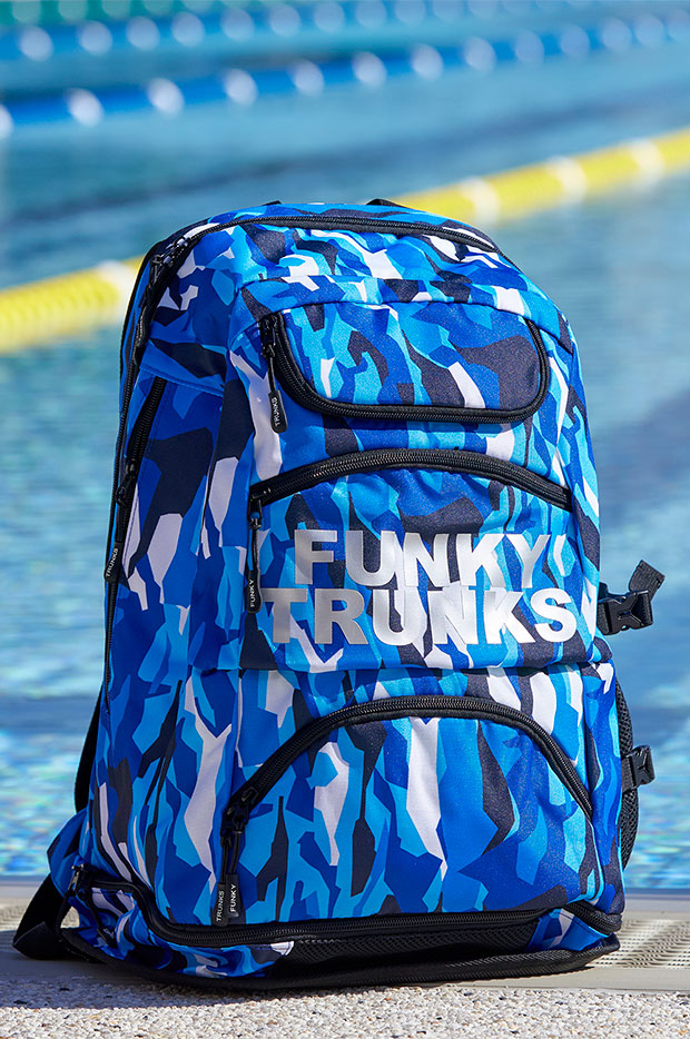 Funky Trunks - Chaz Michael Elite Squad Backpack - Blue | Swimwear ...