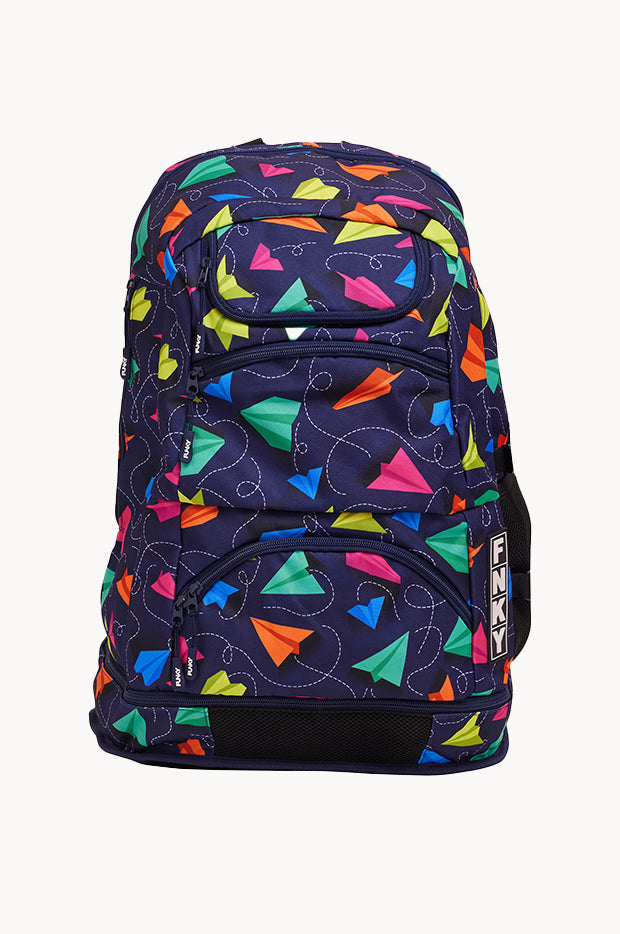 Funky Trunks Fly Bye Elite Squad Backpack Navy/Multi | Swimwear Galore AU