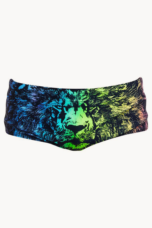 Funky Trunks - Boys Lion Eyes Trunk - Black/Multi | Swimwear Galore US