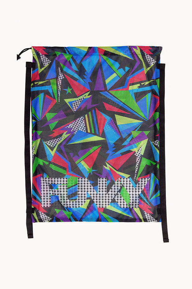 Funky Trunks - Beat It Mesh Gear Bag - Black/Multi | Swimwear Galore AU