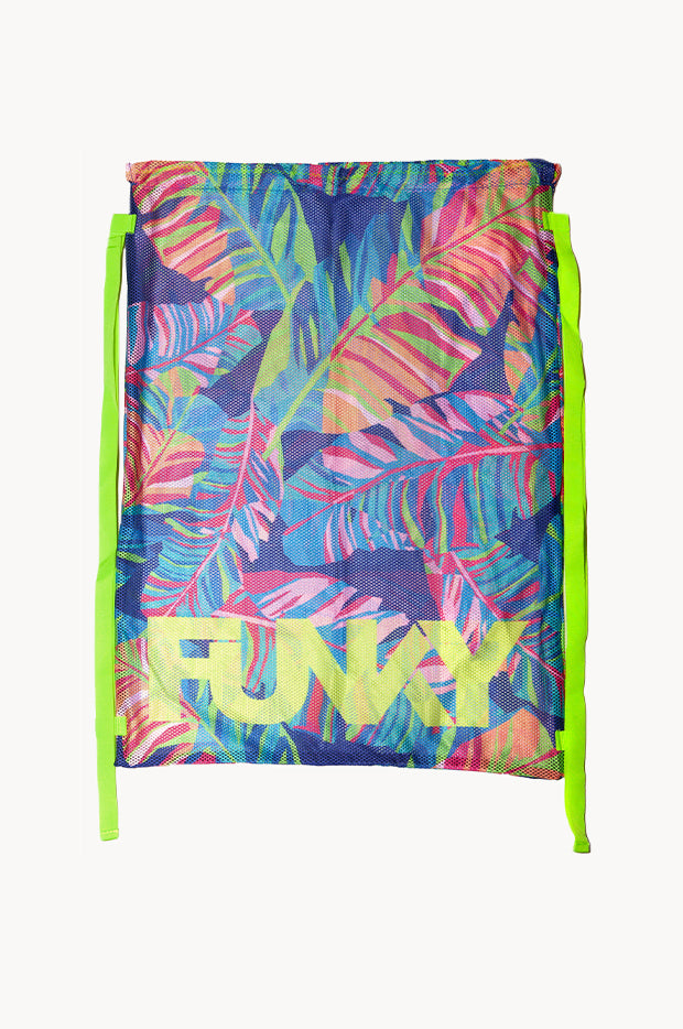 Funky Trunks Leaving Today Mesh Gear Bag Navy/Multi | Swimwear Galore US