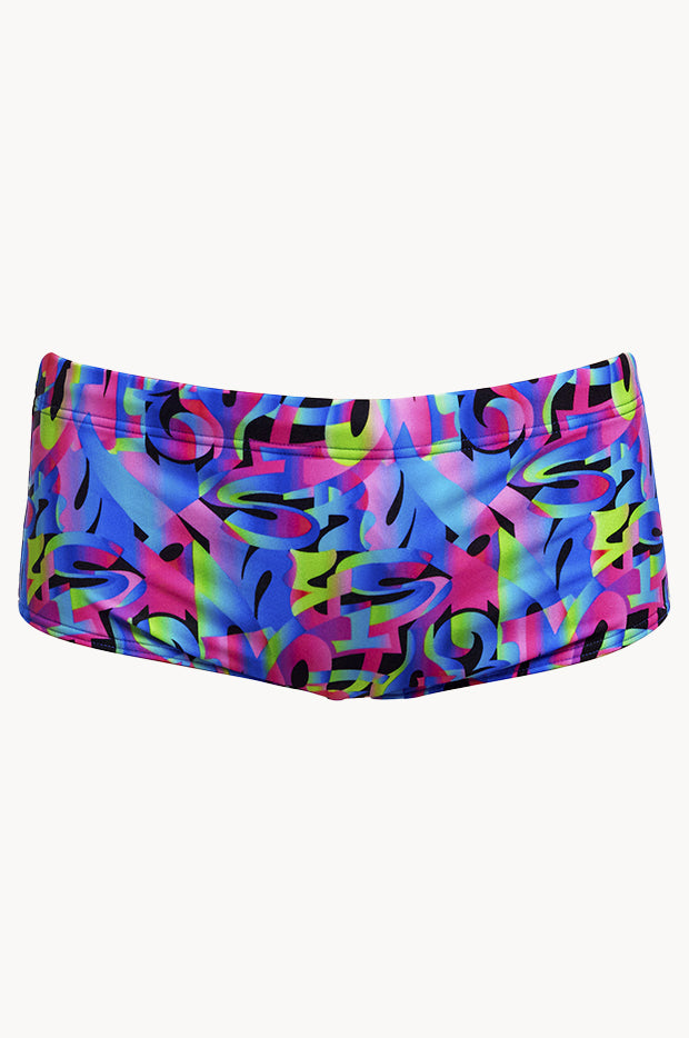 Funky Trunks - Boys Funk & Blues Trunk - Multi | Swimwear Galore AU