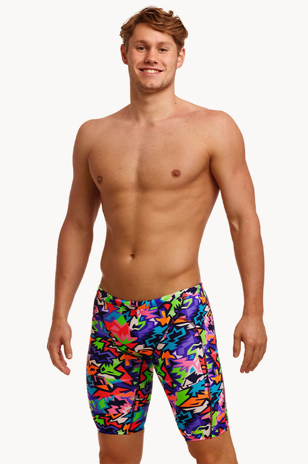 Funky Trunks - Mens Sharp Edges Jammer - Multi | Swimwear Galore AU
