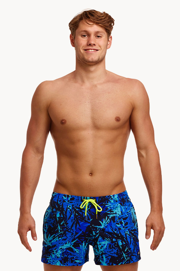 Funky Trunks - Mens Seal Team Shorty Short - Navy/Blue | Swimwear Galore AU