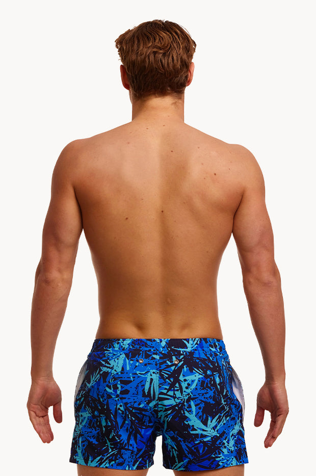 Funky Trunks - Mens Seal Team Shorty Short - Navy/Blue | Swimwear Galore AU