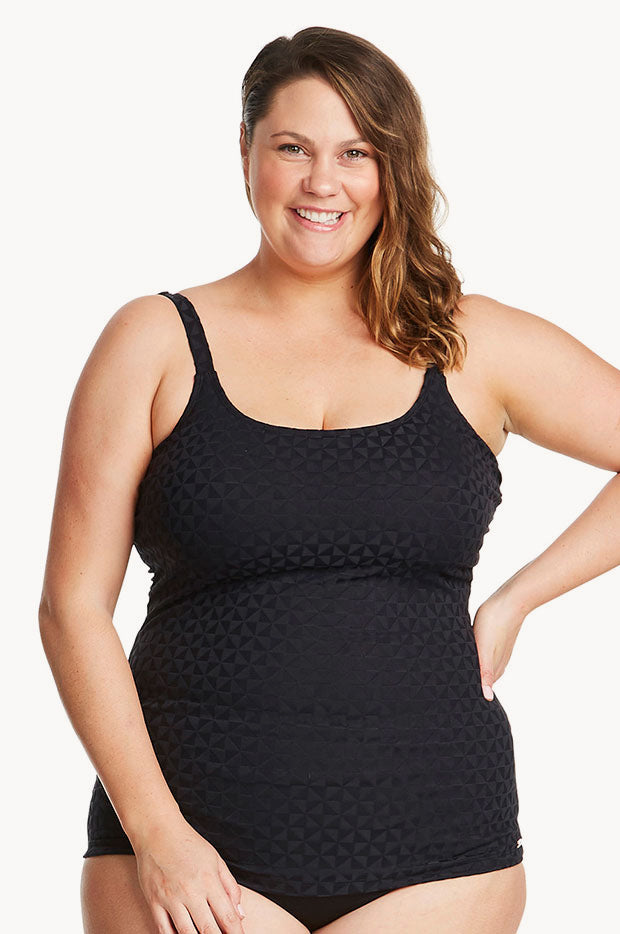 Aztec Jacquard Scoop Neck Tankini Separate – Swimwear Galore