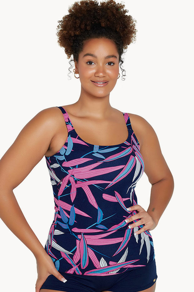 Vintage Palms Scoop Neck Tankini Separate – Swimwear Galore