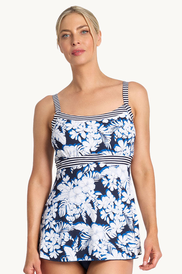 Jantzen - Anchor Swing Tankini Separate - Navy | Swimwear Galore AU
