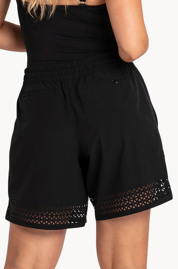 Jantzen Plain Laser Active Short Black | Swimwear Galore US