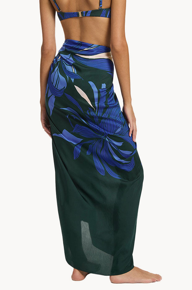 Jets - Queen Of The Night Pareo - Azul | Swimwear Galore AU