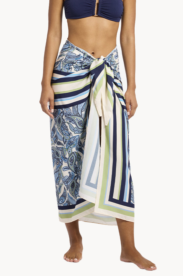 Jets - Oasis Paisley Sarong - Ink | Swimwear Galore AU