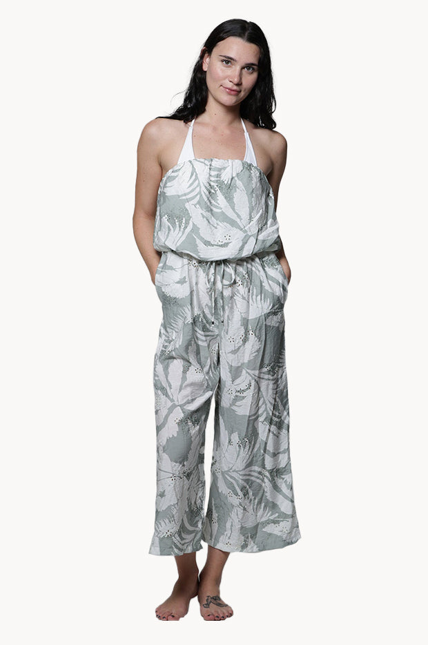 J.valdi - Copacabana Bandeau Jumpsuit - Sage | Swimwear Galore AU