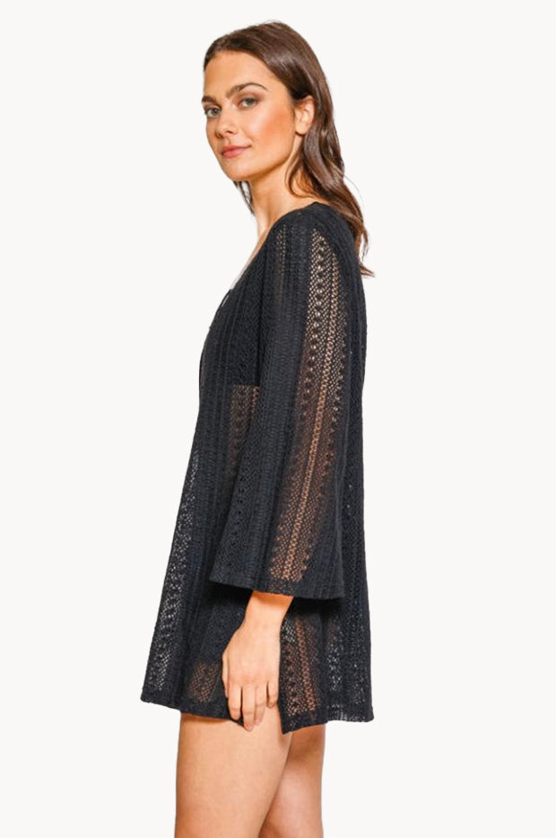 Koy Resort Amalfi Tunic Black | Swimwear Galore AU