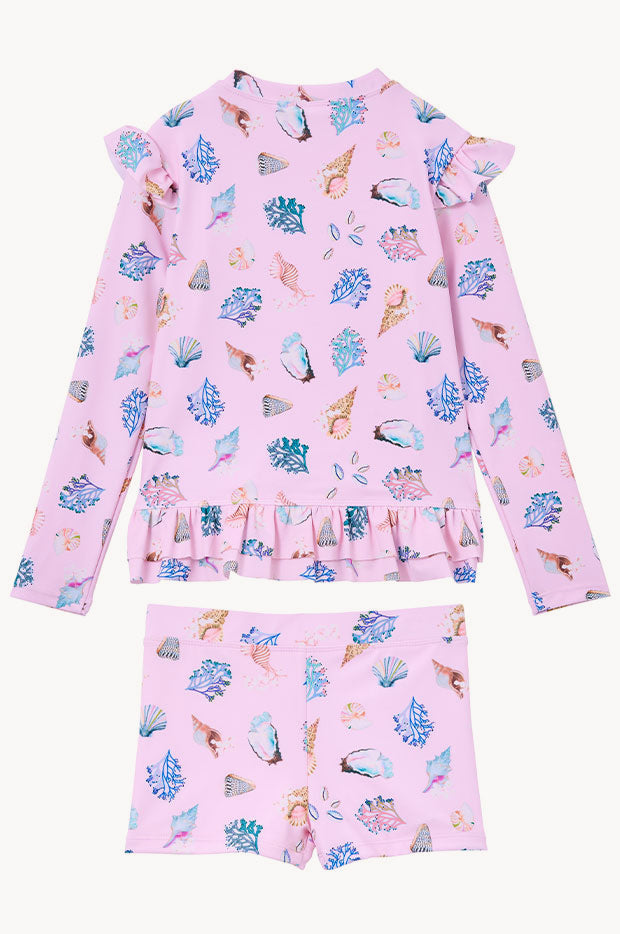 Milky - Girls Seashell Suntop Set - Blossom | Swimwear Galore AU