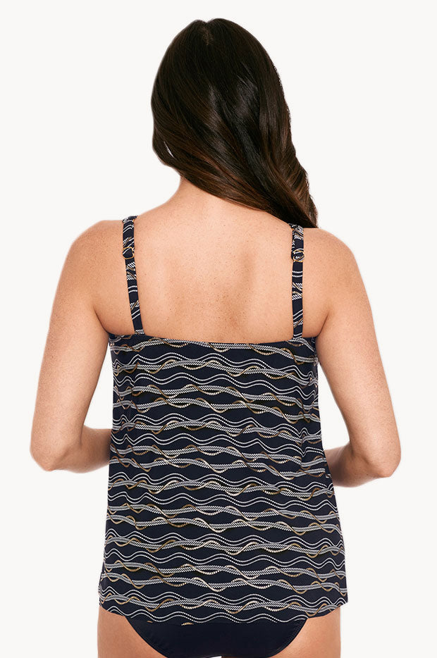 Miraclesuit Linked In Mirage Tankini Separate Black/Multi | Swimwear ...