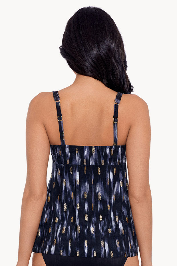 Miraclesuit - Bronze Reign Ayla Tankini Separate - Black/Silver