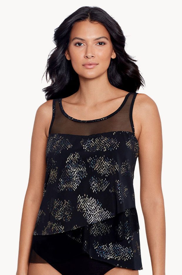 Miraclesuit - Iridium Mirage Tankini Separate - Black/Multi | Swimwear ...