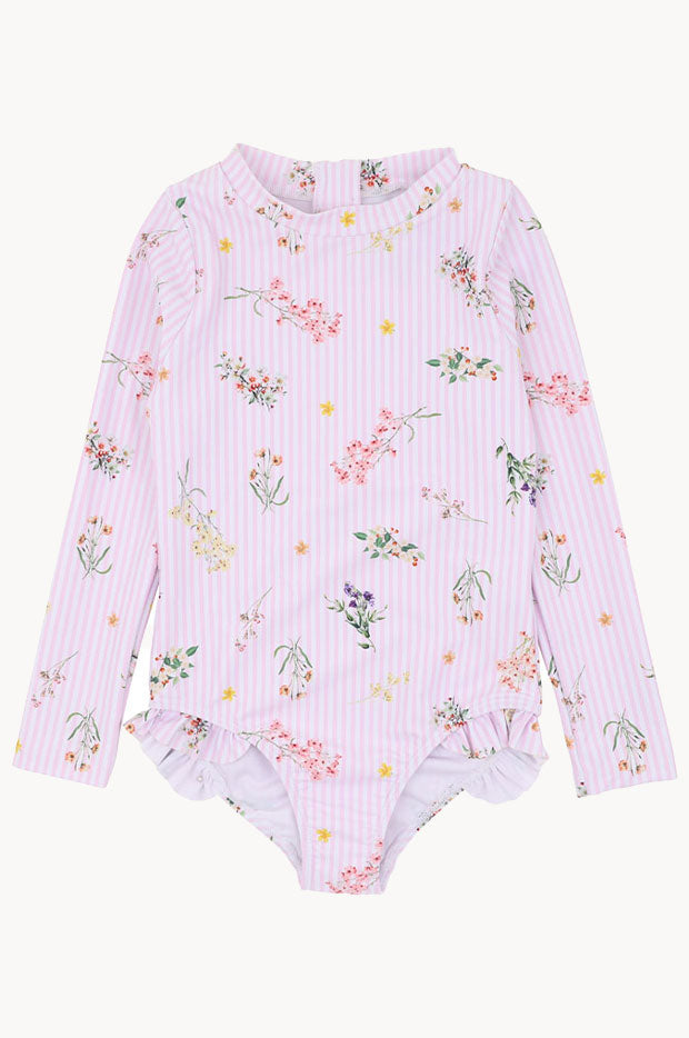 Minihaha - Girls Myra Sunsuit - Pink/Multi | Swimwear Galore US