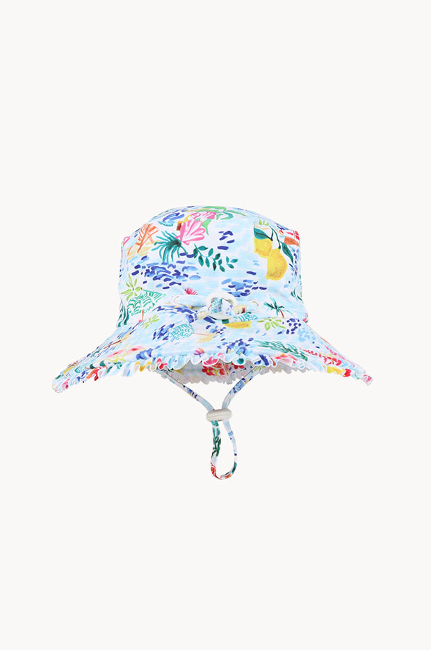Minihaha - Girls Addison Swim Hat - Blue/Multi | Swimwear Galore EU