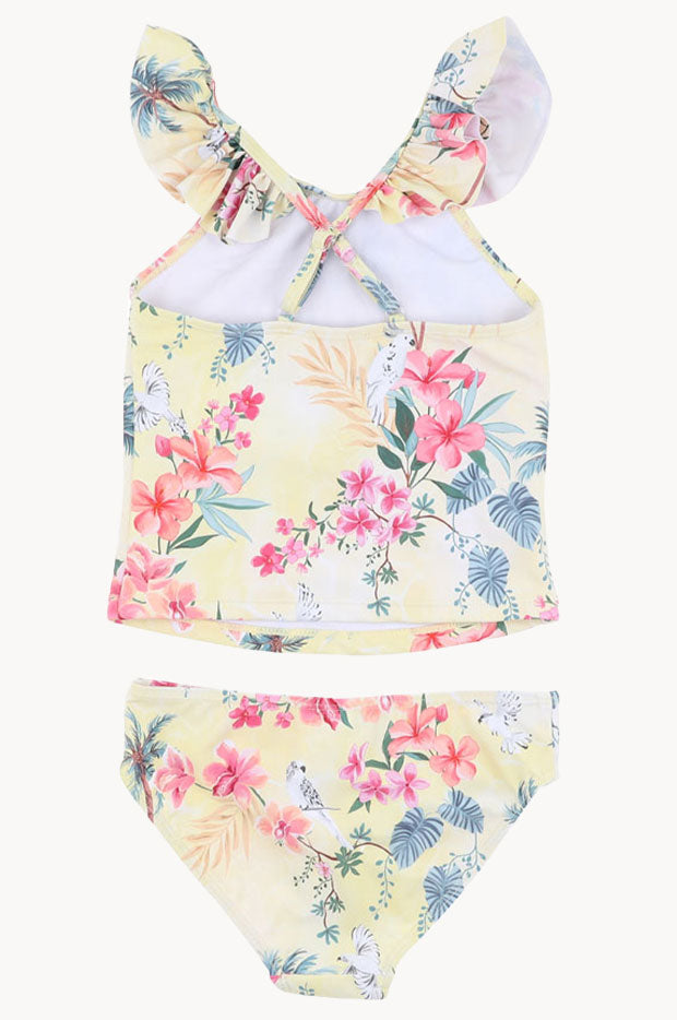 Minihaha - Girls Milana Tankini Set - Yellow | Swimwear Galore US