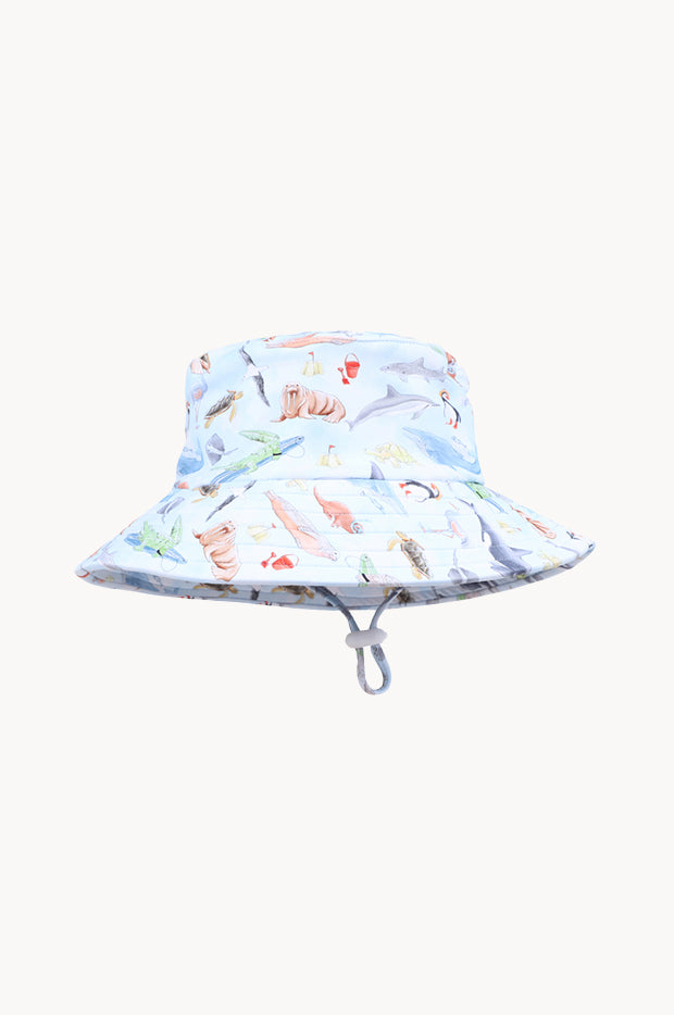 Minihaha - Boys Marco Swim Hat - Light Blue | Swimwear Galore US