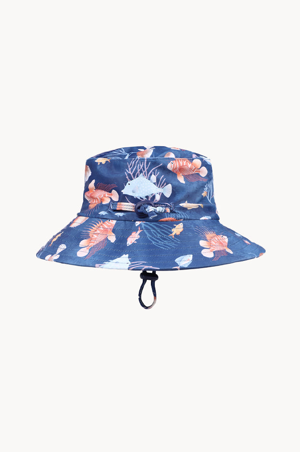 Minihaha - Boys Aiden Swim Hat - Navy | Swimwear Galore AU