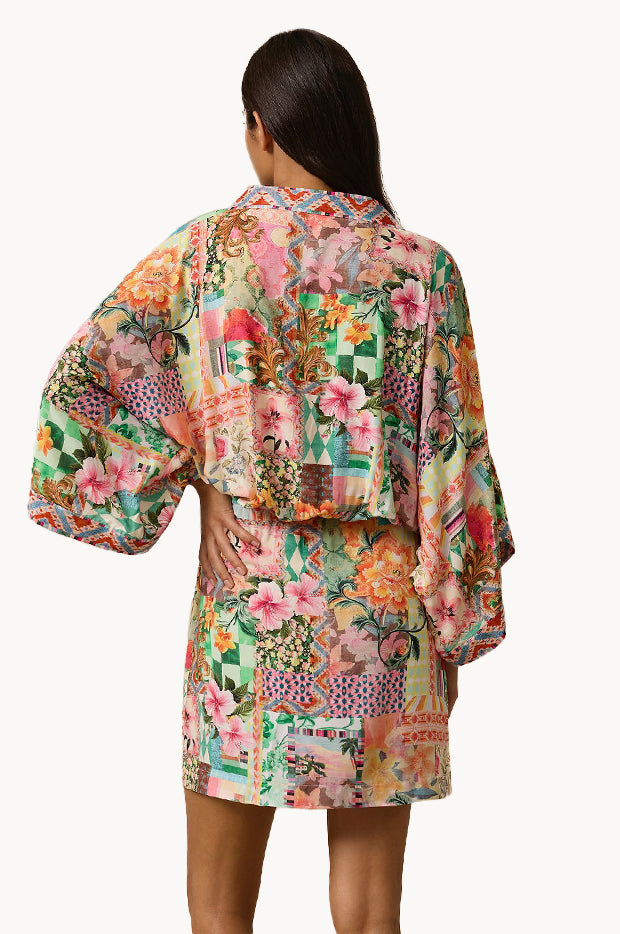 Monte & Lou - Simi Kimono Dress - Multi | Swimwear Galore AU