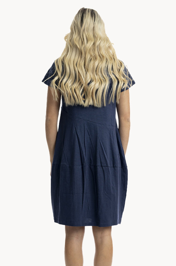 Orientique - Essentials Knit Bubble Dress - Navy | Swimwear Galore AU