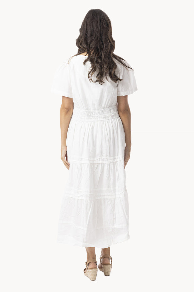 Orientique - Essentials Poplin Maxi Dress - White | Swimwear Galore AU