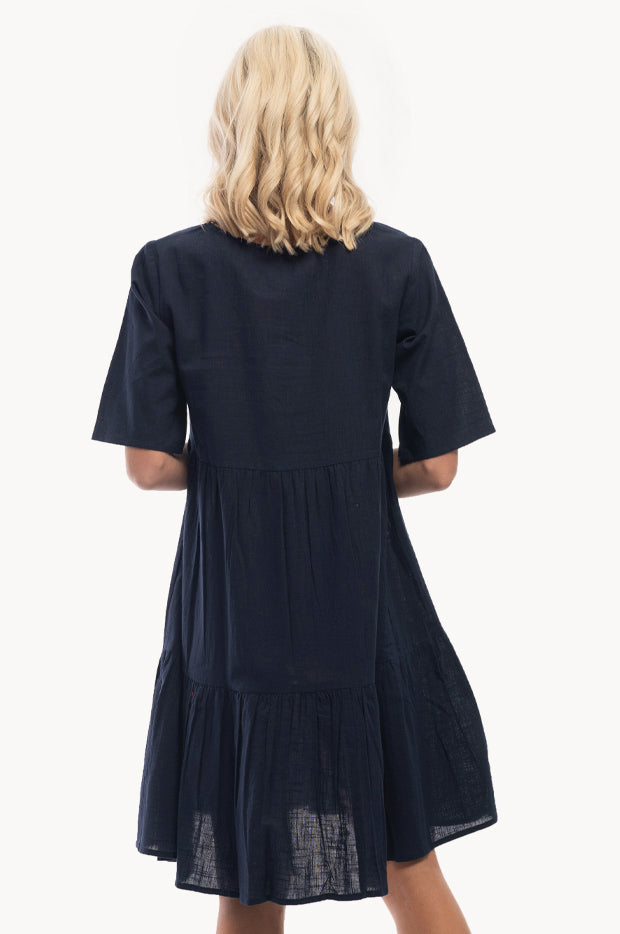 Orientique - Essentials Layered Dress - Navy | Swimwear Galore AU