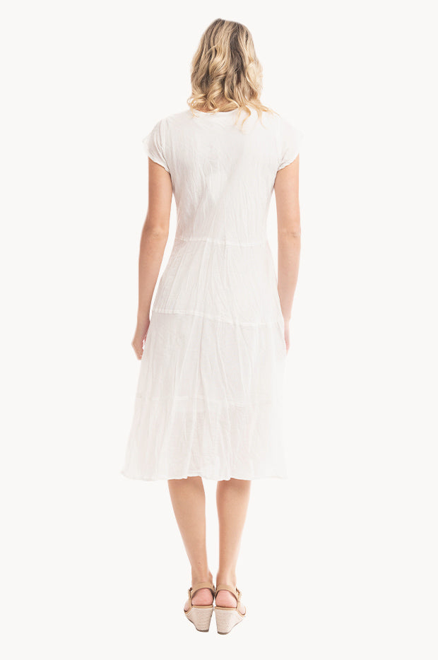 Orientique - Essentials Cotton Pocket Dress - White | Swimwear Galore AU