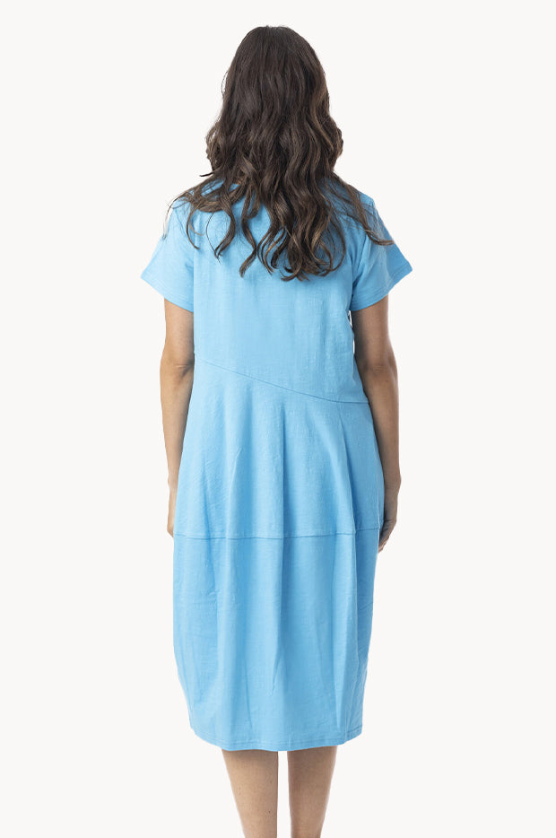 Orientique - Essentials Knit Bubble Dress - Turquoise | Swimwear Galore AU