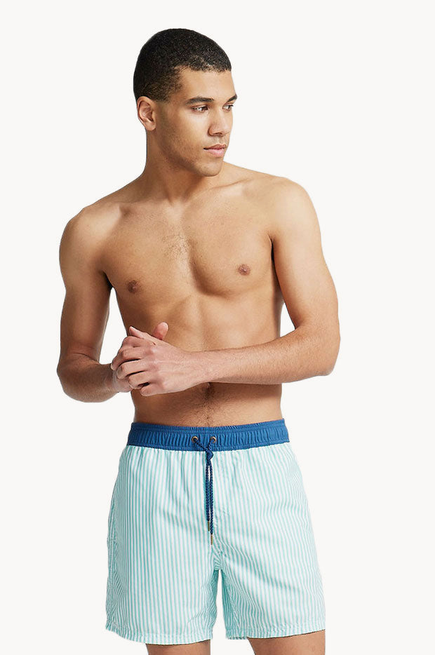 Ortc Clothing Co. - Mens Manly Boardshort - Green/White | Swimwear ...