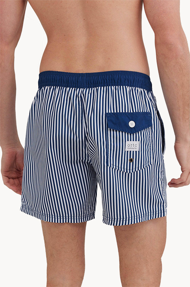 Ortc Clothing Co. - Mens Manly Boardshort - Navy/White | Swimwear Galore AU