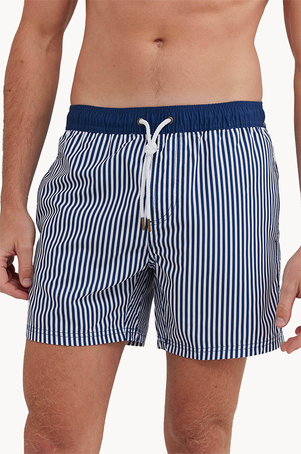 Ortc Clothing Co. - Mens Manly Boardshort - Navy/White | Swimwear Galore AU