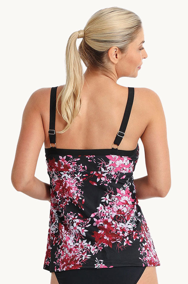 Poolproof - Blissful Swing Tankini Separate - Black | Swimwear Galore AU