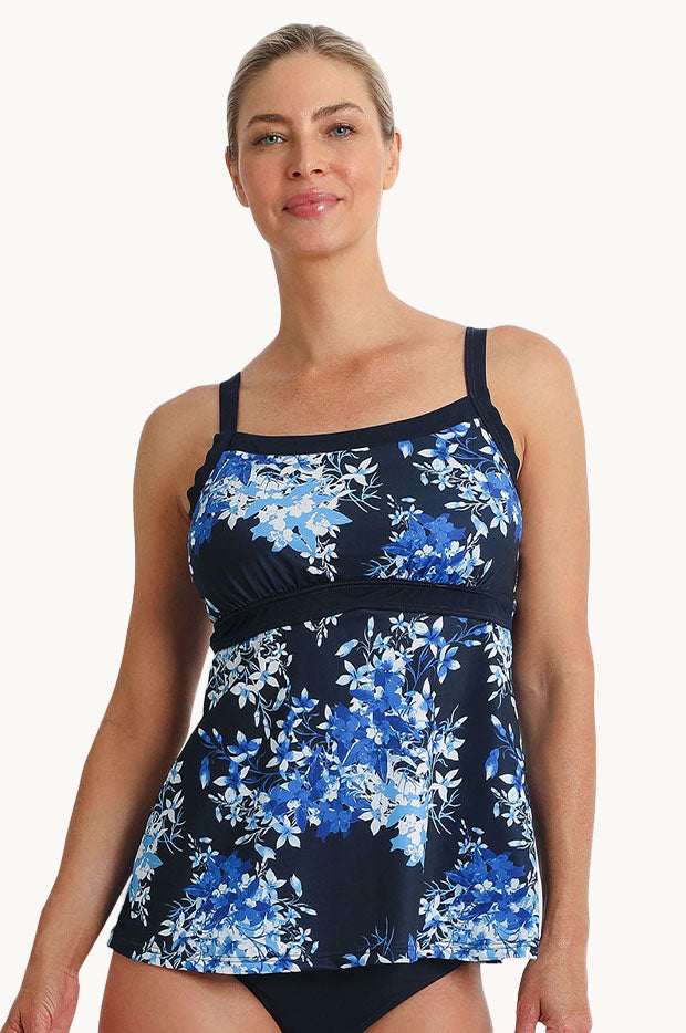 Poolproof - Blissful Swing Tankini Separate - Navy | Swimwear Galore US