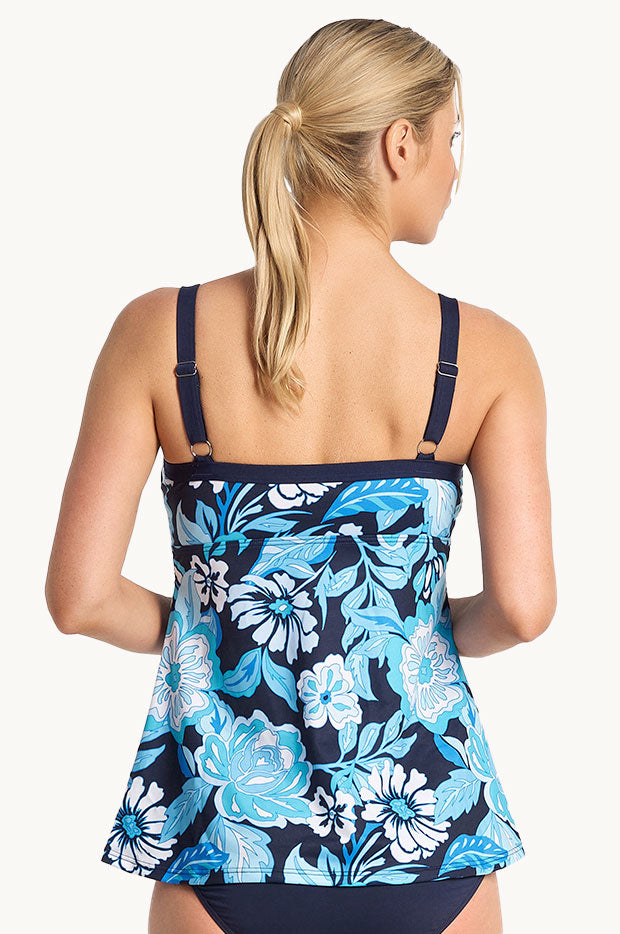 Poolproof - Wisteria Swing Tankini Separate - Navy | Swimwear Galore US