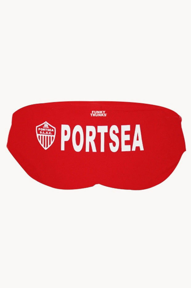 Portsea Slsc - Portsea Mens Brief - Red | Swimwear Galore AU