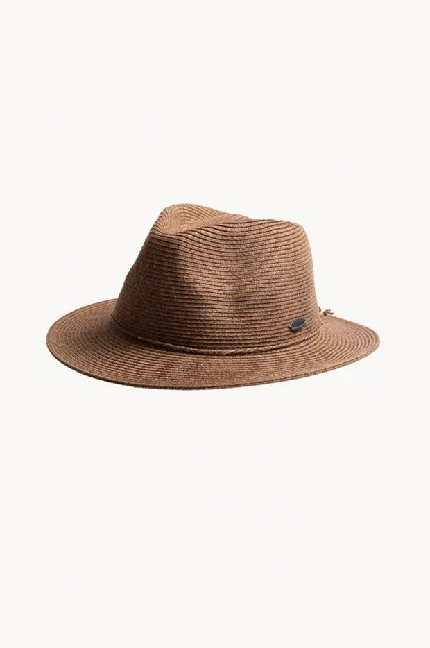 Rigon - Avoca Flexibraid Adjustable Fedora - Rust | Swimwear Galore AU
