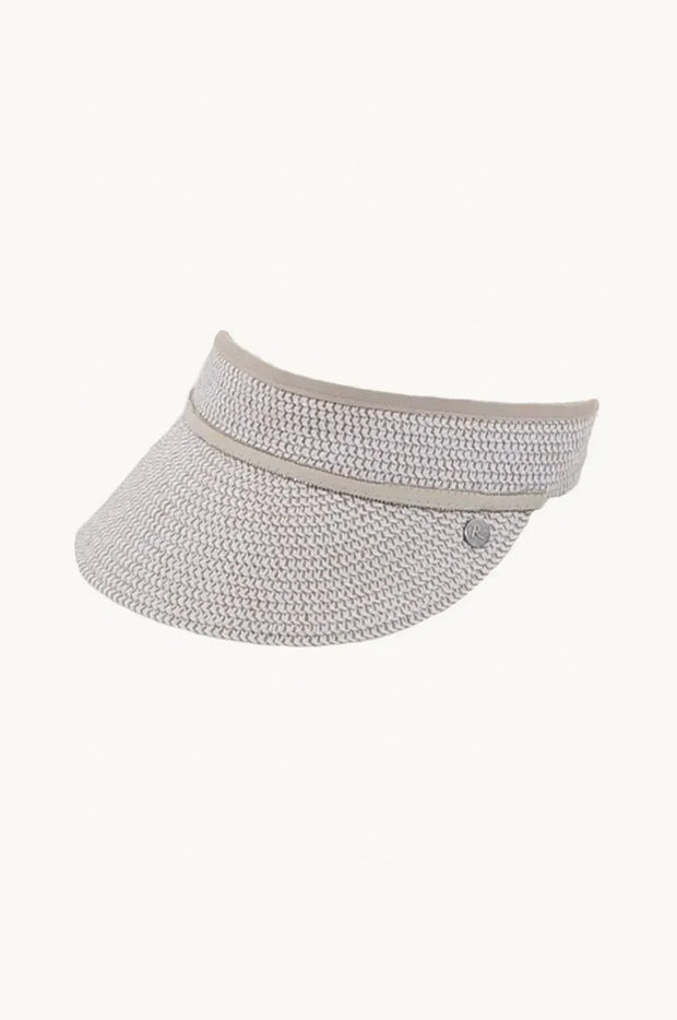 Rigon - Melody Braided Velcro Visor - Natural/Ivory | Swimwear Galore AU