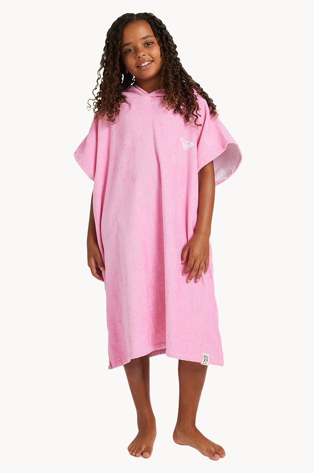 Roxy - Girls Sunny Joy Hooded Towel - Bonbon | Swimwear Galore US