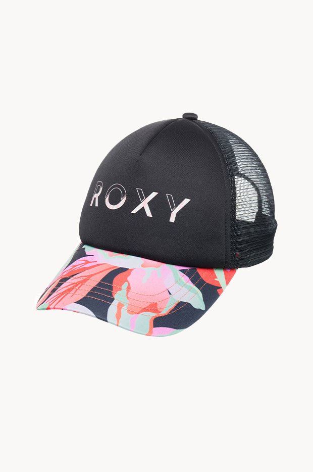 Roxy - Girls The Moves Floral Honey Coconut Cap - Black/Multi