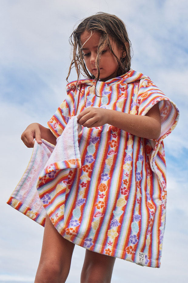 Roxy - Rainbow Bay Stay Magical Hooded Towel - Rainbow | Swimwear Galore AU