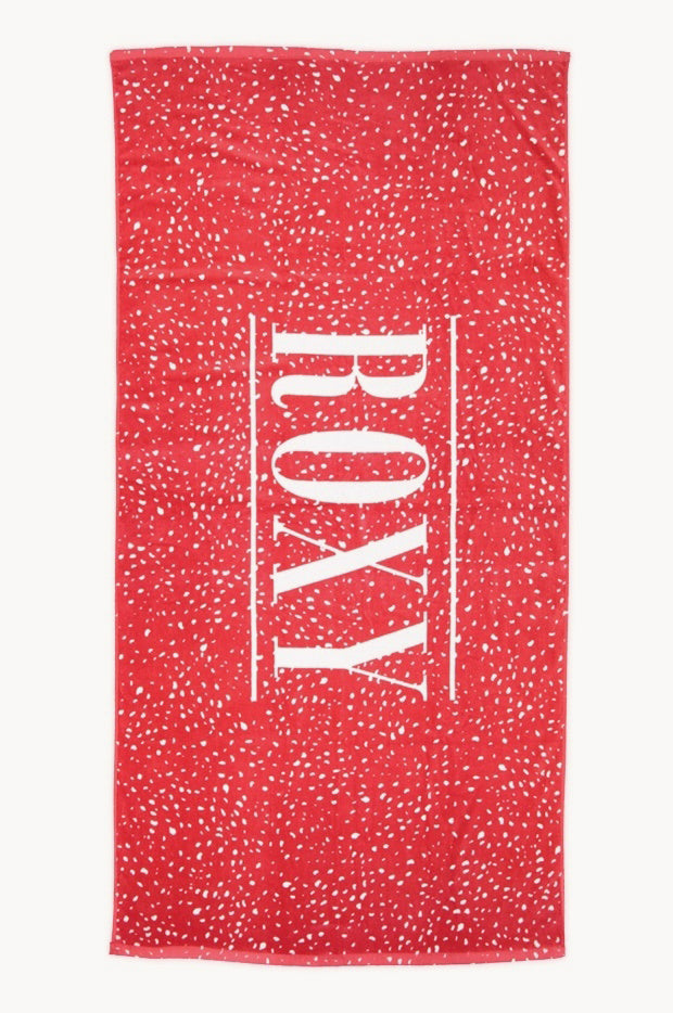 Roxy - Splash Dot Towel - Hibiscus | Swimwear Galore AU