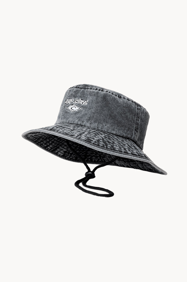 Rip Curl - Premium Surf Sun Hat - Washed Black | Swimwear Galore US