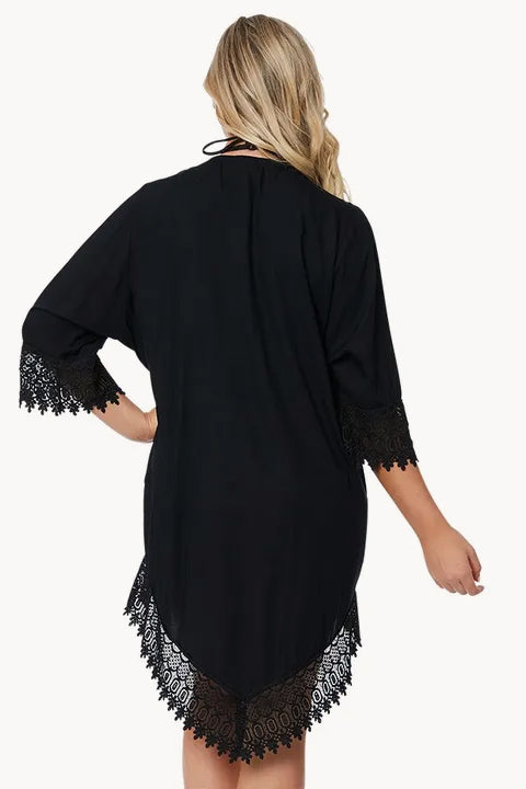 Plain Lace Ruby Kimono Jacket – Swimwear Galore