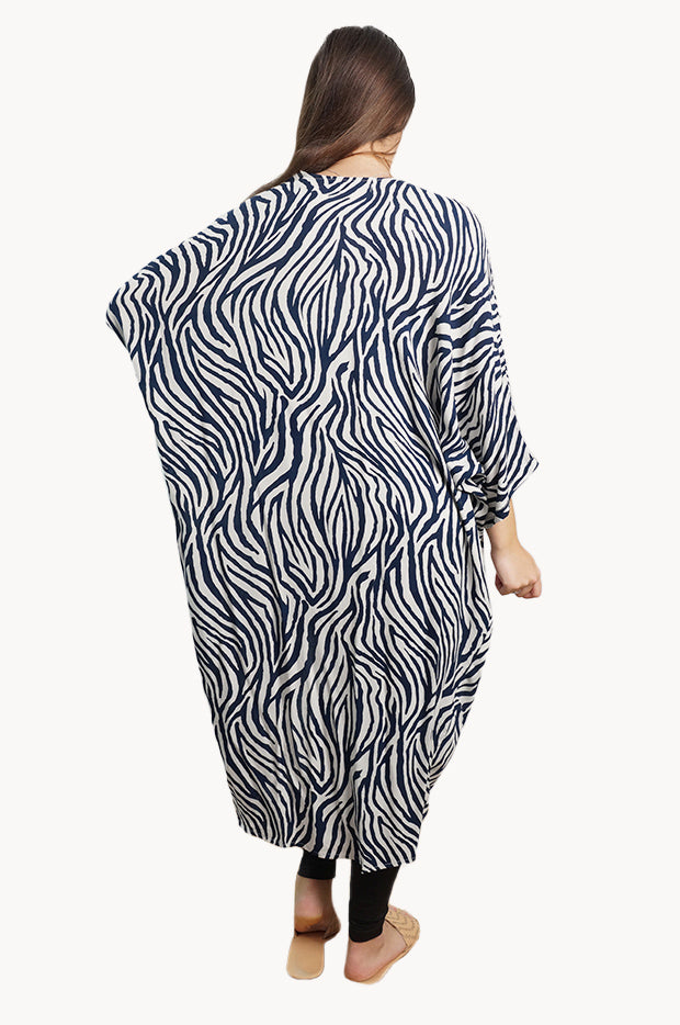 Sundrenched - Madagascar Long Cape - Navy | Swimwear Galore US
